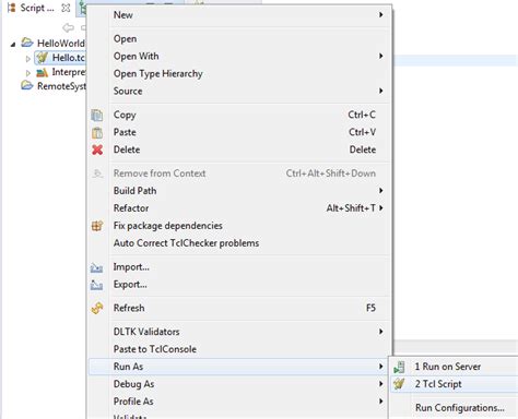 How To Configure Eclipse As TCL IDE FervorT