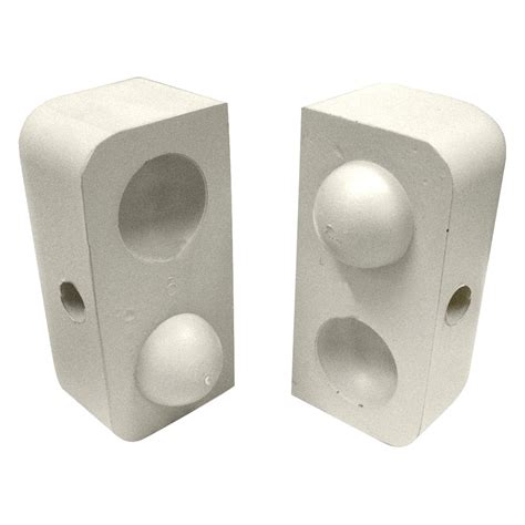 Dock Edge® 1152 F Dockushion™ 2 L Large Gray Polyurethane Dock Bumper End Caps 2 Pieces