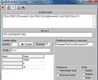 Multivariable Calculator SimplexCalc Software Informer