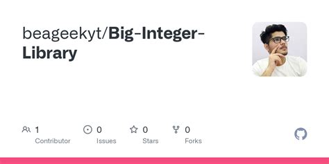 Github Beageekyt Big Integer Library