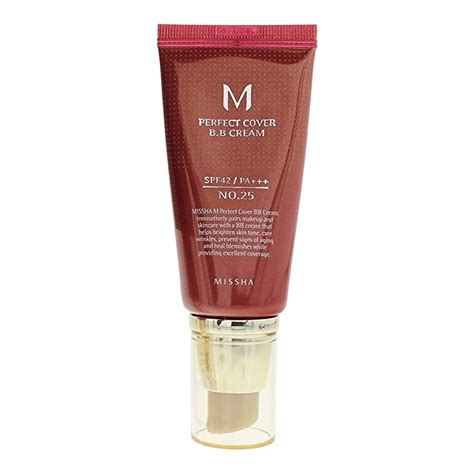 Missha M Perfect Cover Bb Cream Spf 42pa No 25 Warm Beige Glow Time