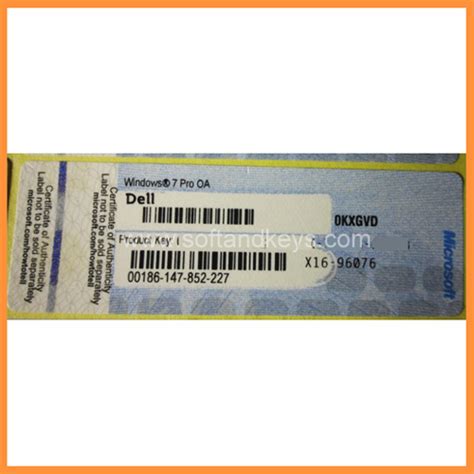 Windows Professional Coa Key Code Sticker From China Manufacturer Tomtop Technology Company