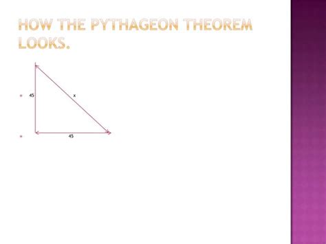 Pythagorean Theorem And Distance Formula PPTX