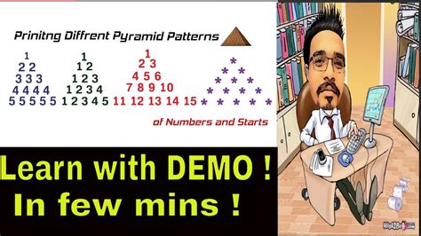 How To Frame Number Pyramid In Java Java Programming Tutorial For