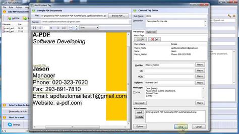 Pdf Email Sender Bulk Send Pdfs With Recipient Emails Inside Youtube