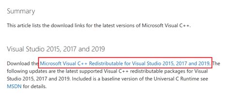 Jak přeinstalovat Microsoft Visual C Redistributable