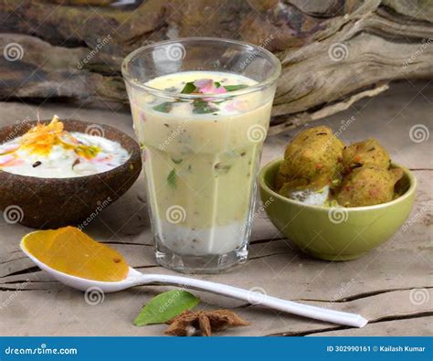 Delicious Lassi Rabri Dahivada Stock Image Image Of Pakistani Indian