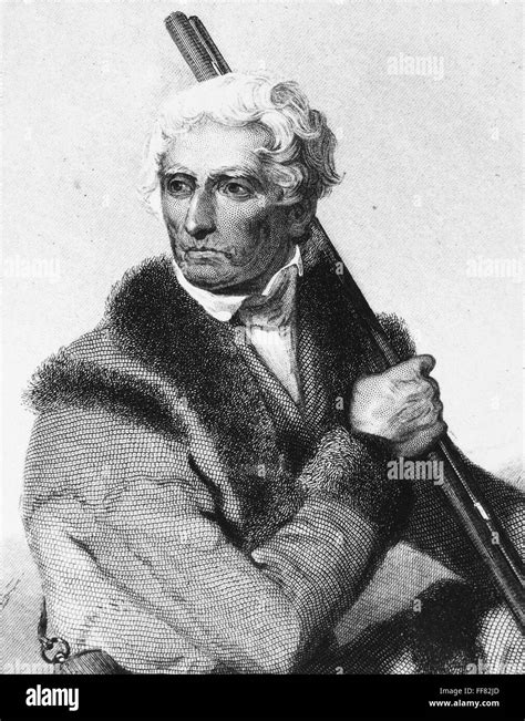 Daniel Boone 1734 1820 Namerican Frontiersman Steel Engraving