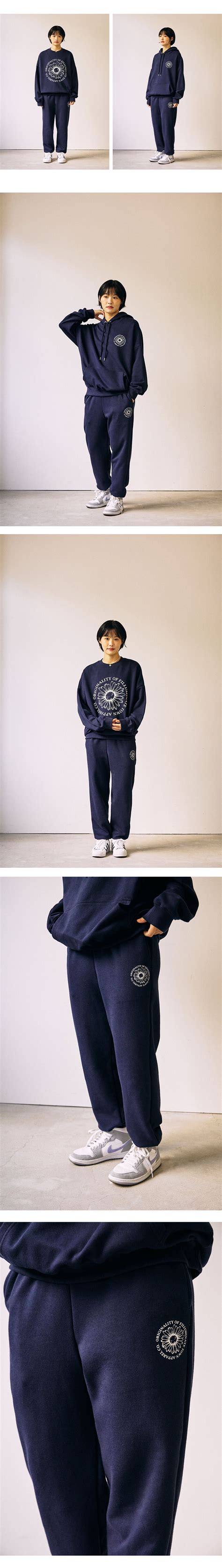 블룸 조거 스웨트 팬츠 네이비 감도 깊은 취향 셀렉트샵 29cm