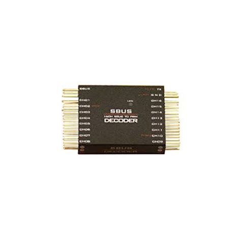 Qwinout Diy Sbus To 16ch Pwm Converter Sbus To Pwm Ppm Decoder Two Way Ppm Support Conversion Of