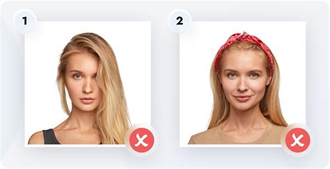 Bad And Good Passport Photo Examples Based On Requirements