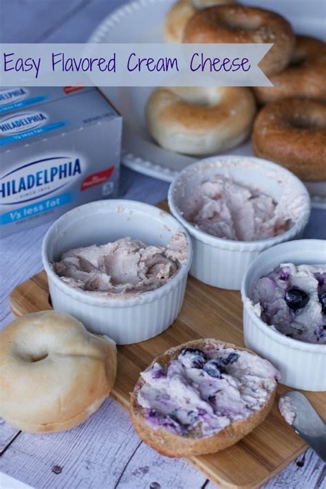 How To Make Easy Flavored Cream Cheese 3 Cream Cheese Recipes