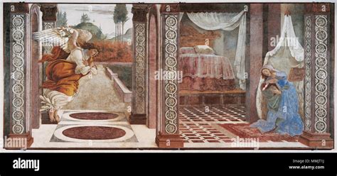 English The Annunciation 1481 Botticelli Annunciation 1481