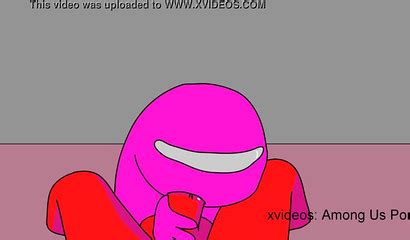Pink Character From Among Us Sucks Red Teammate S Cock