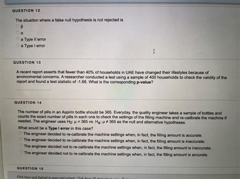 Solved The Situation Where A False Null Hypothesis Is Not