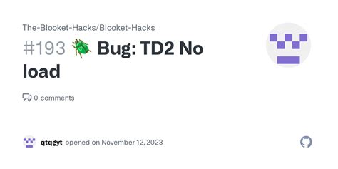 🪲 Bug Td2 No Load · Issue 193 · The Blooket Hacksblooket Hacks · Github