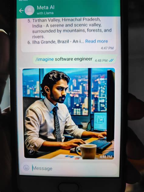 Sahil Ansari Mondal On Linkedin Just Now I Used Meta Ai On Whatsapp Its Amazing It Can