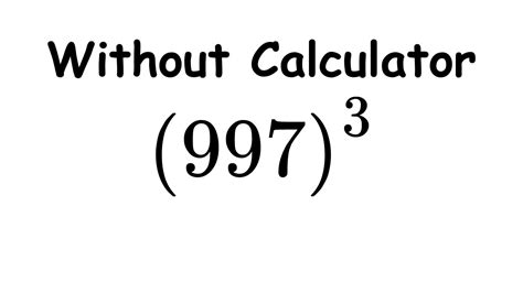 Calculate Quickly Youtube
