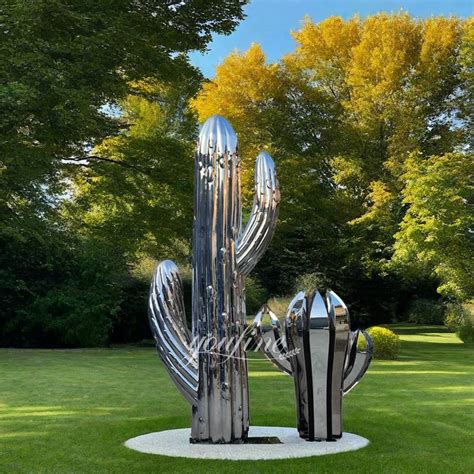Large Metal Cactus Yard Art Sculpture Youfine Art Sculpture
