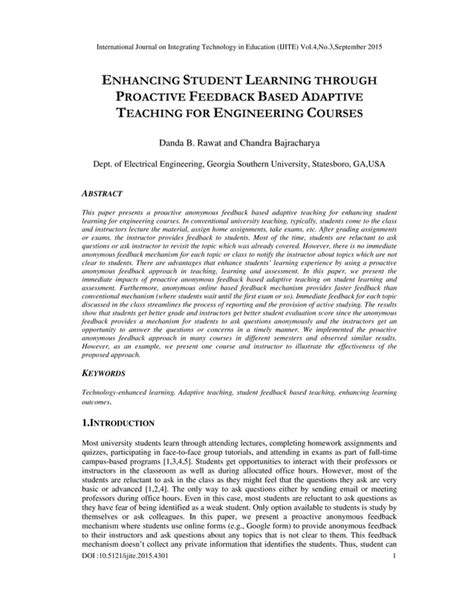 Enhancing Student Learning Through Pdf