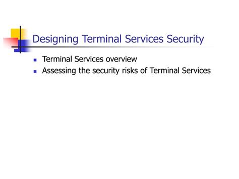 PPT Designing Microsoft Windows Services Security PowerPoint Presentation ID