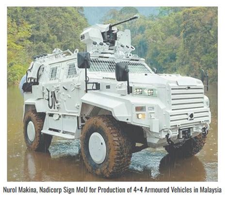 Nurol Makina Et Nadicorp Vont Produire Des Blindés 4×4
