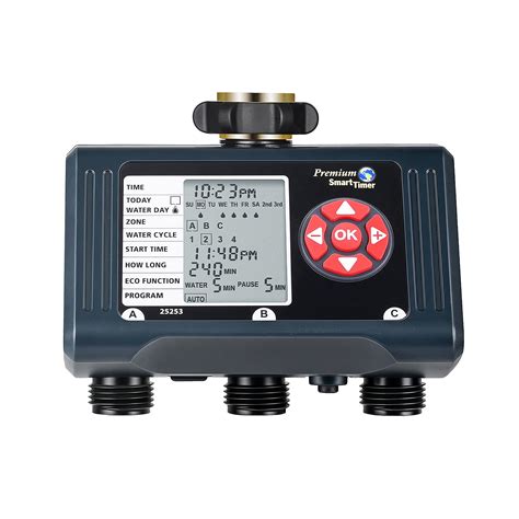 Dewenwils Sprinkler Timer 3 Zone Water Timer Hose Timer Outdoor Irrigation Timer Controller