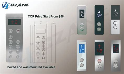 Elevator Wall Mounted Touch Lop With Double Display Monarch Lift