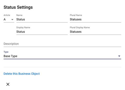 Business Object Base Types Apex Designer Documentation Site