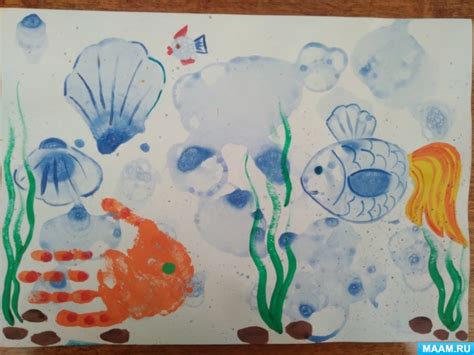 Конспект НОД по рисованию мыльными пузырями «Загадочный подводный мир 1 фото Воспитателям