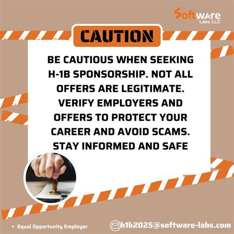 Software Labs Llc On Linkedin H1bvisa Scamprevention Careerprotection Immigrationtips