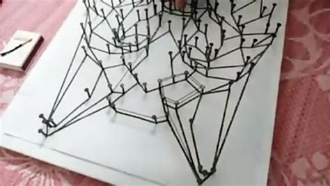 تابلو میخ و نخ گرگ بخش 2