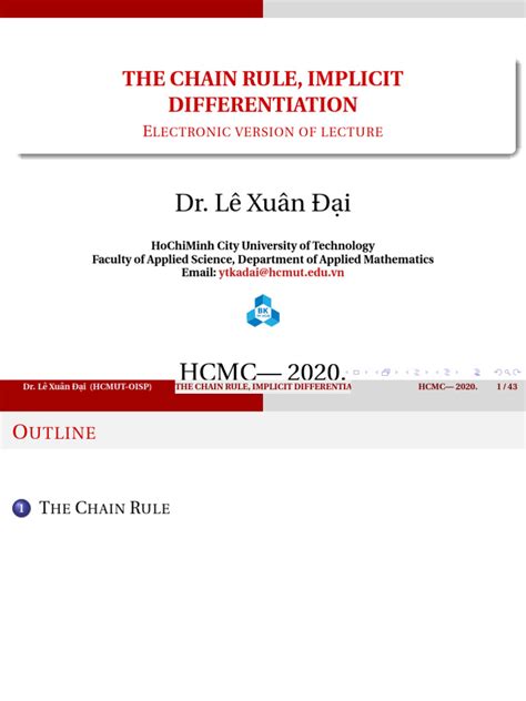 The Chain Rule And Implicit Differentiation Directional Derivatives