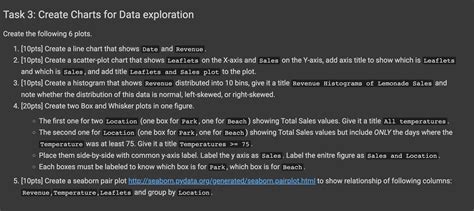 Task Load And Clean The Data Pts Load The Chegg