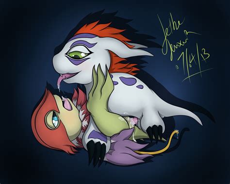 Rule 34 2013 Balls Cum Cum In Pussy Cum Inside Cum Outside Digimon Female Floramon Gomamon