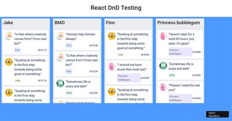 React Beautiful Dnd Trello Board Forked Codesandbox