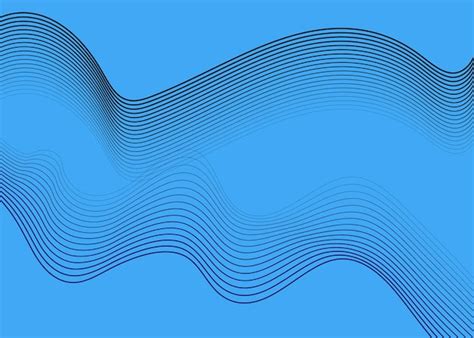 Premium Vector Abstract Wave Element For Designstylized Line Art Background Vector