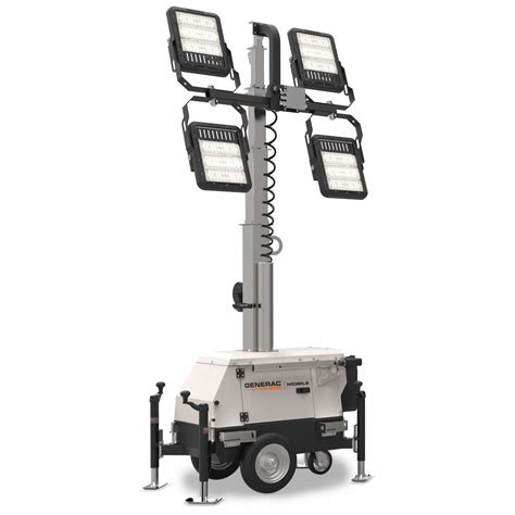 Generac 139200 Lm Max Brightness Led Temporary Job Site Light