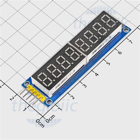 Module 8 Số Led 7 Đoạn 0 36inch 74hc595 3 3 5vdc Đỏ Vào 5vdc Kích