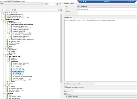 set an asset tag number manually during sccm ts lenovo thinkpad s