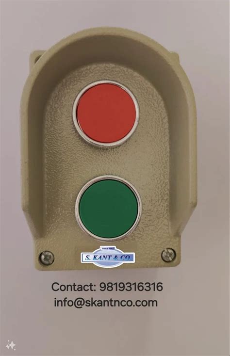 2way Cast Aluminium On Off Push Button Station With Canopy At Rs 450 Piece Kalbadevi Mumbai
