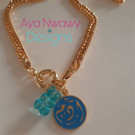 Gummy Ready Bear Name Necklace Or Braclet Aya Nwawy Designs