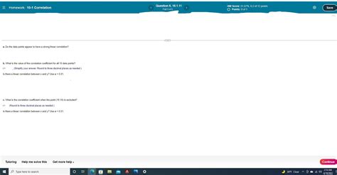 Solved Homework 10 1 Correlation Question 6 10111 Part