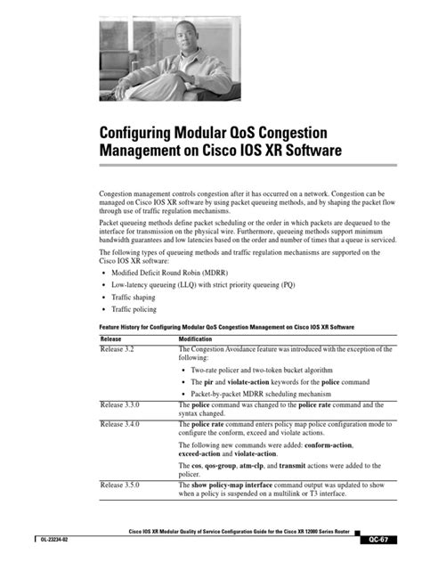 configuring modular qos congestion ios xr pdf quality of service