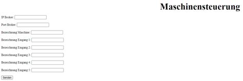 Html Input Form Input In Variablen Speichern Und An Arduino