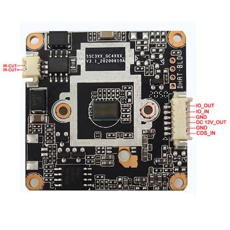 China MP HD Network CMOS Camera Modules IP Camera Module Board AI Black Light On Global