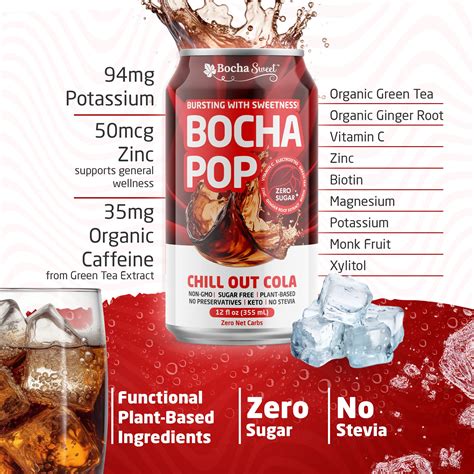 Functional Ingredients In Bocha Pop Bochasweet