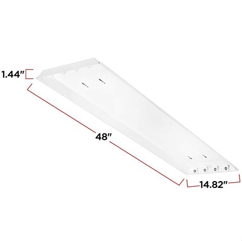Tcp El4wa4lt8b110c 4ft 4 Lamp Led T8 Ready Elite High Bay Single Ended W Cord Led Lighting
