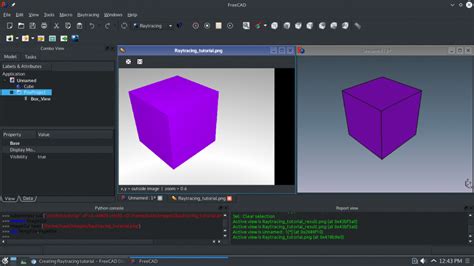 Raytracing Tutorial Freecad Documentation
