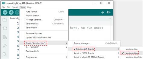 6 Blink LED SunFounder Beginners Lab Kit Documentazione